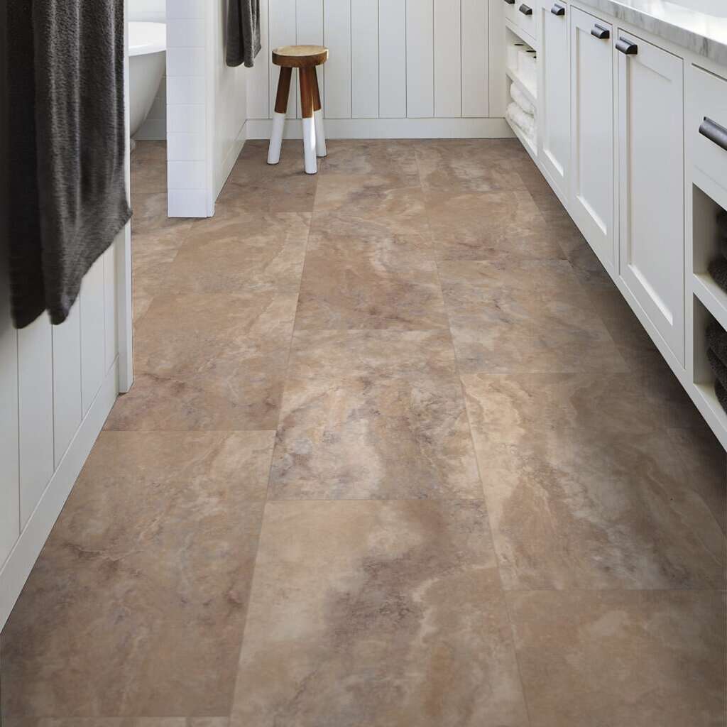 Shaw Paragon Tile Plus 1022V-07052 Clay 12.00" X 23.74" SPC Vinyl Floo