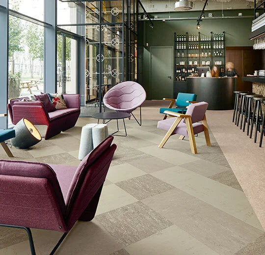 Forbo Marmoleum Modular Shade T3718 Pluto 19.69" x 19.69" Linoleum Tile ...