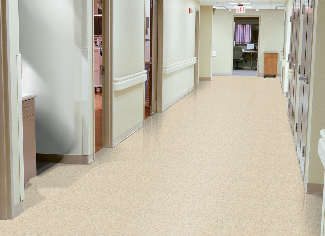 Armstrong 51858 Sandrift White Standard Excelon Imperial Texture Vinyl