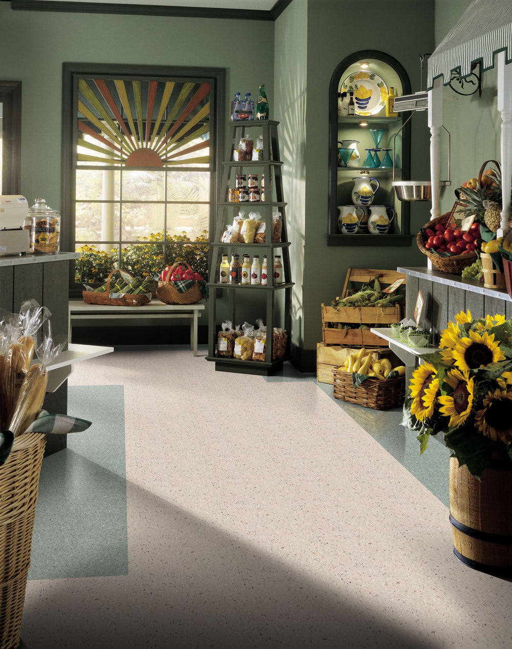 Armstrong 51906 Teal Standard Excelon Imperial Texture Vinyl Compositi