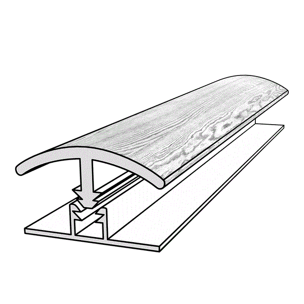 COREtec Transitions Pieces | T-Molding, Quarter Round, Threshold Trim