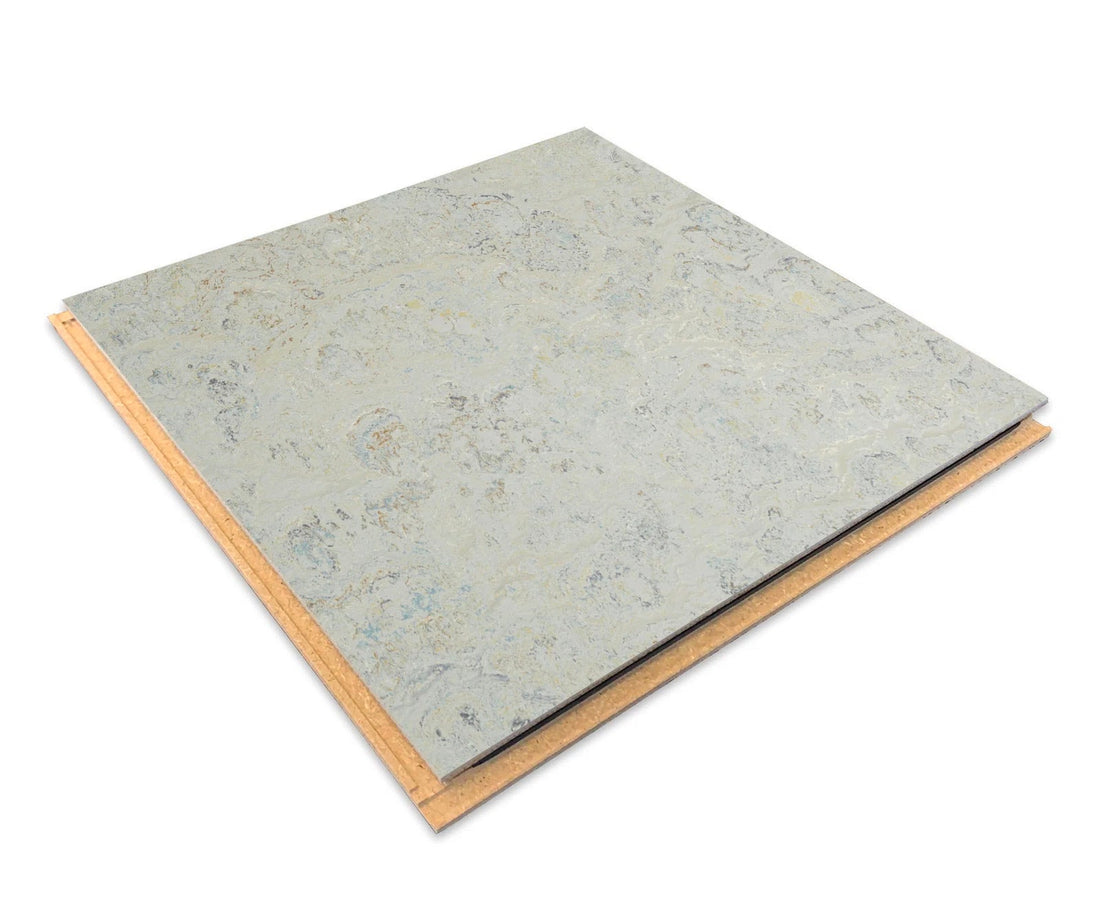 Forbo Marmoleum Click Cinch LOC Seashell 12"x12" Linoleum Tile