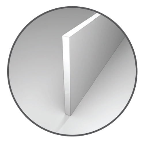 Mohawk RISR-White Laminate Riser 7" x 48" (32 LF/Box)