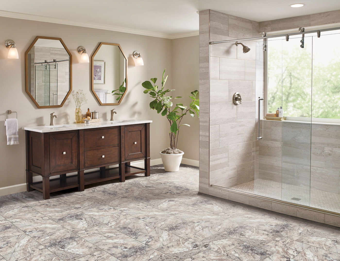 Armstrong Alterna D7106 Beige 12" x 24" Luxury Vinyl Tile (24.13 SF/Bo