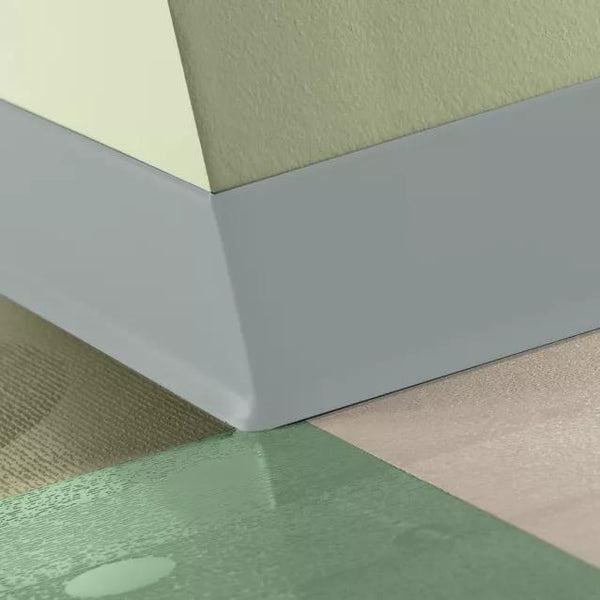 Tarkett / Johnsonite Rubber Wall Base Sterling Silver (4" x 120')