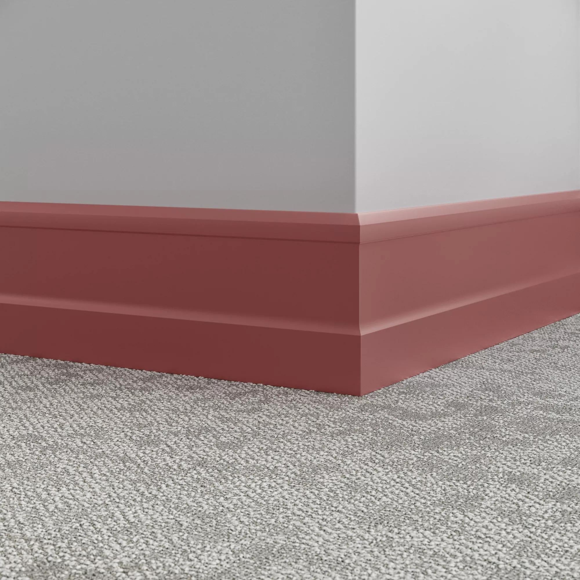 Tarkett Millwork Recessed 6" | Sailor Red Rubber Wall Base