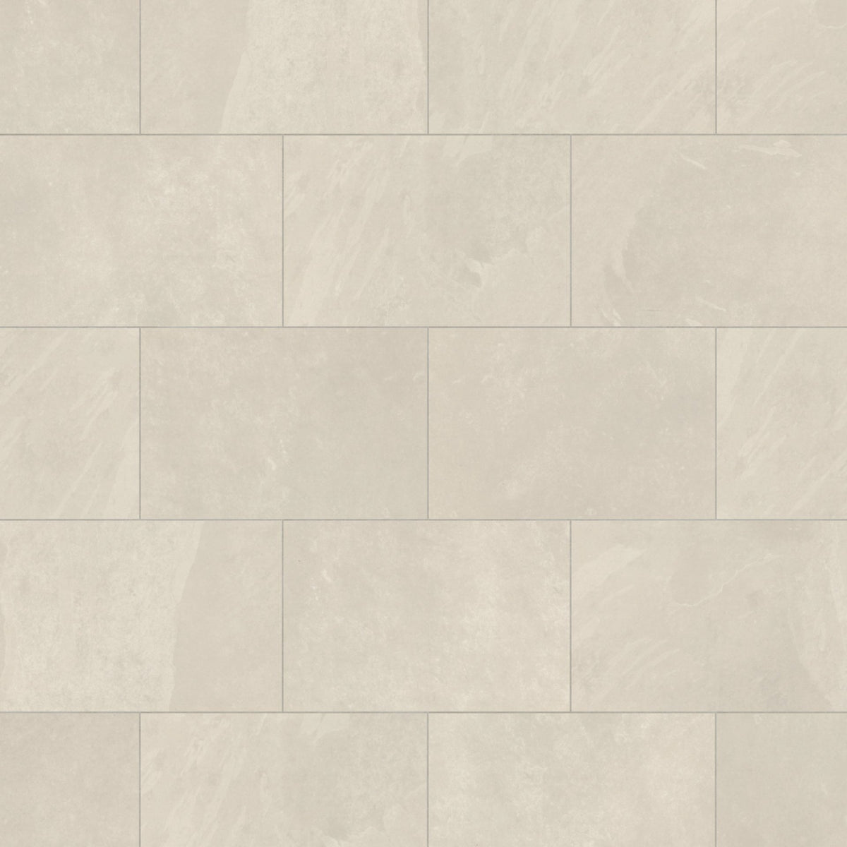Karndean Knight Tile Glue Down Ivory Riven Slate 12" x 18" Vinyl Plank
