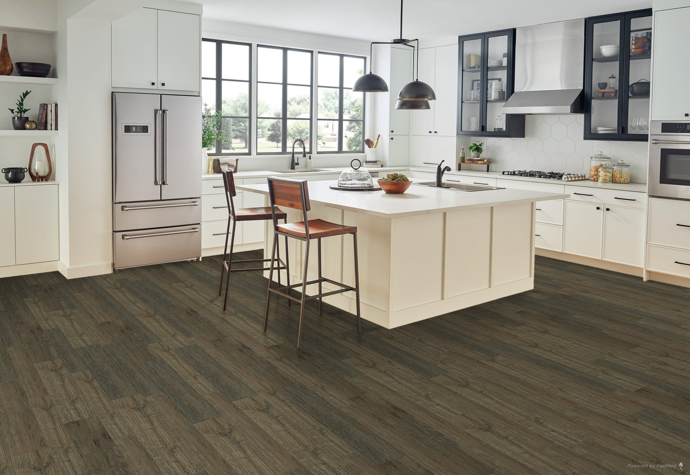 Armstrong FlexStep Value Plus ARMG2470401 Emeline Grey Vinyl Sheet (12