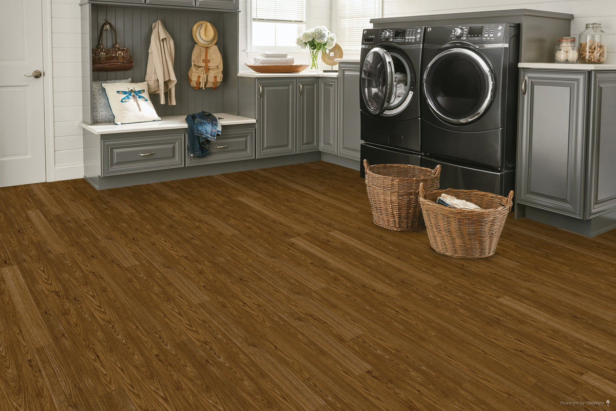 Armstrong FlexStep Value Plus ARMG2480401 Chestnut Brown Vinyl Sheet