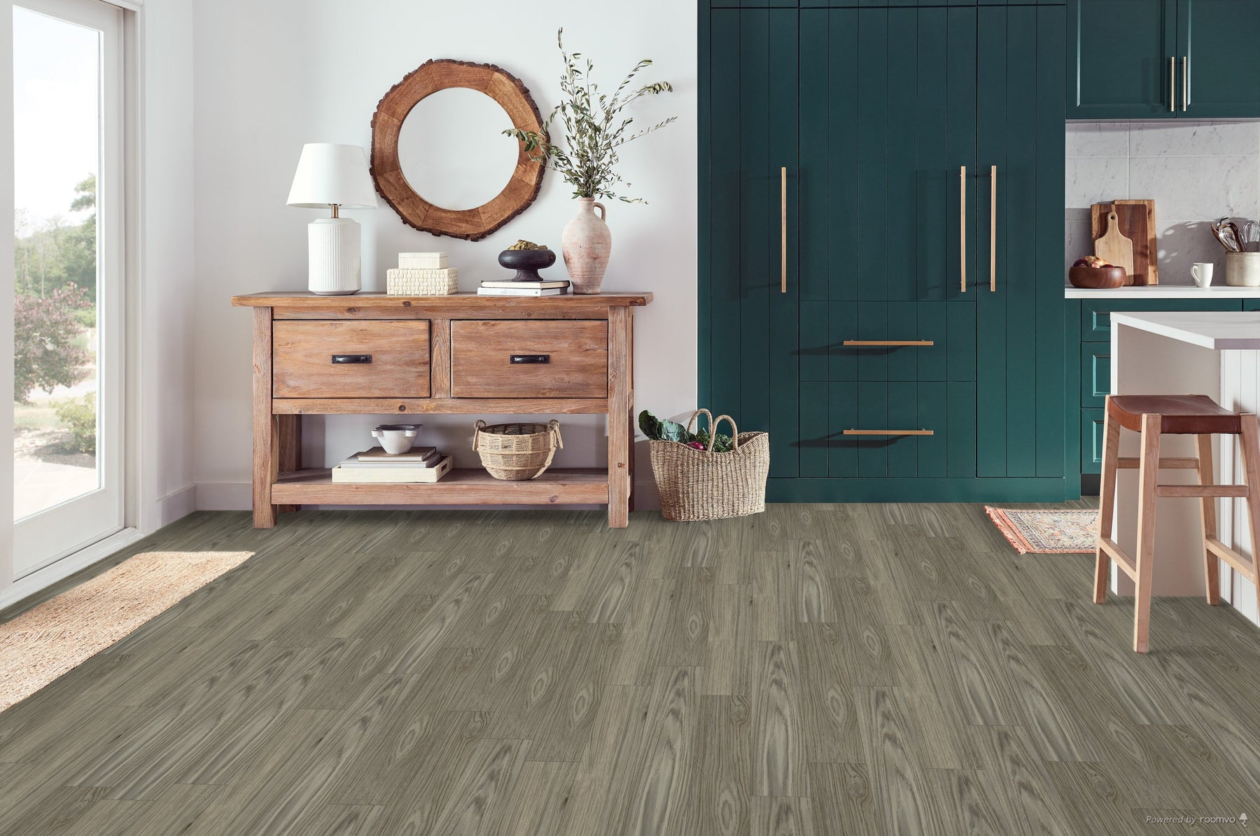 Armstrong FlexStep Value Plus ARMG2470401 Emeline Grey Vinyl Sheet (12