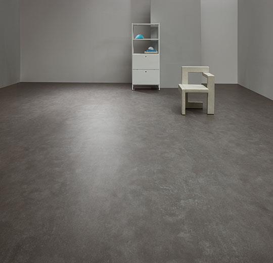 Forbo Eternal Material 12422 Grey Textured Concrete Sheet Vinyl