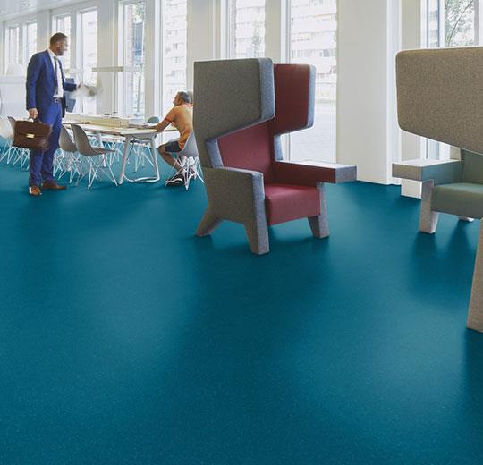 Forbo Marmoleum Solid Piano 3652 Atlantic Blue Linoleum Flooring