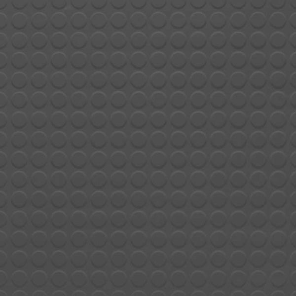 Tarkett Raised Round Rubber Tile 40 Black RT40RD 24" x 24" by 1/8" (32