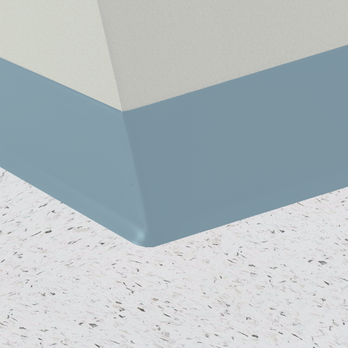 Mannington / Burke Vinyl Wall Base Type TV BUR4WR970 Wedgewood 4" x 10