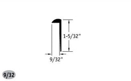 Tarkett / Johnsonite CCC-XX-B Cove Cap 9/32" 600' LF/Box (50 pieces pe