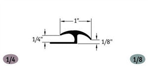 Tarkett / Johnsonite CTA-XX-C Adaptor 1/4" to 1/8" 240' LF/Box (20 pie
