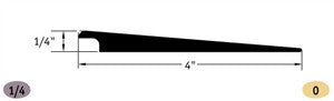Tarkett / Johnsonite CTA-XX-JL Wheeled Traffic Transition 1/4" 120' LF