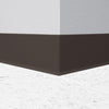 Flexco Base 2000 Wall Base 071 Black Brown 6" x 4' Pieces (30 Pcs. / B