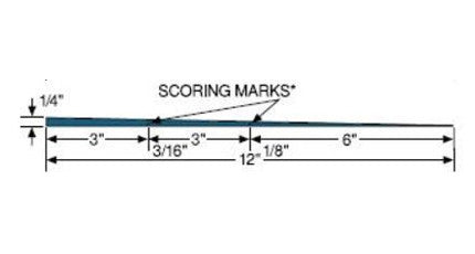 Tarkett / Johnsonite LS-40 Subfloor Leveler System 4 x 1/4" to 0" 40'