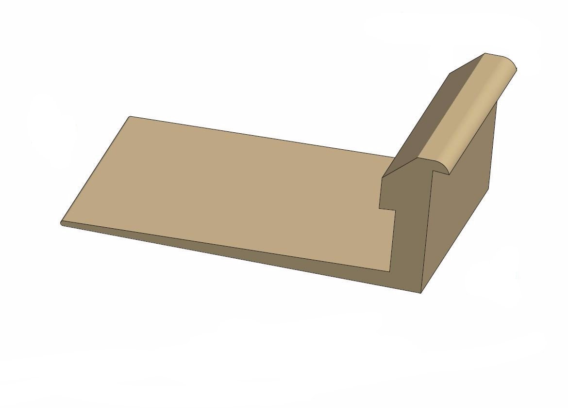 Tarkett / Johnsonite SLT-XX-G Slim Line Transition 1/4" to 1/2" 300' L