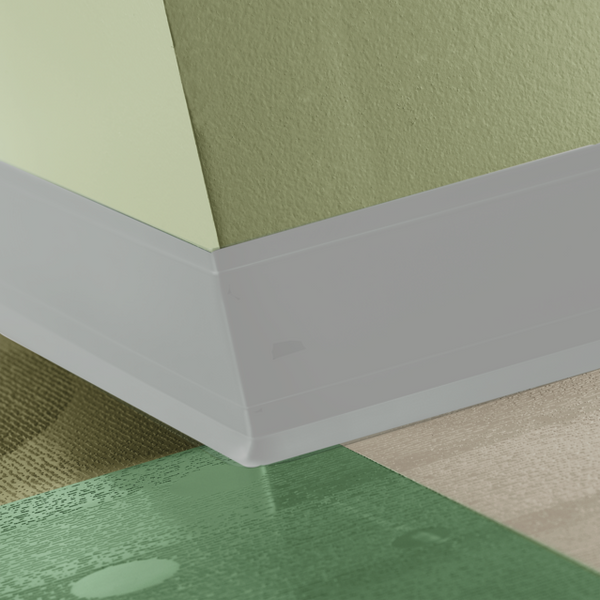 Tarkett Perceptions Contour Base 4 1/4" 23 Vapor Grey 4.25" x 120' x 0